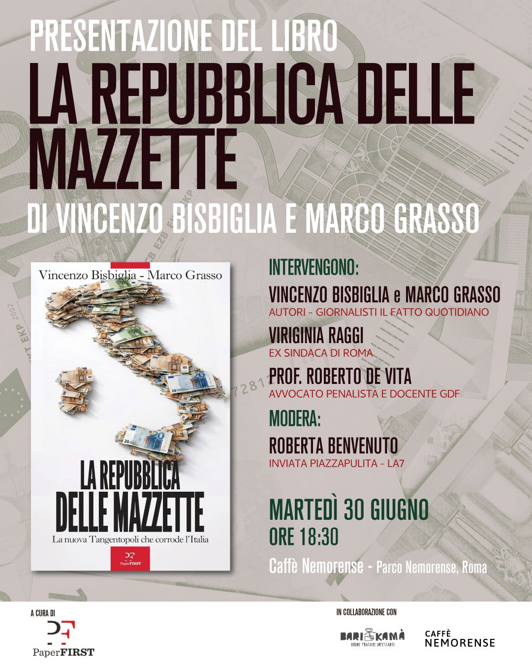 “La Repubblica delle Mazzette”, il 30 giugno la presentazione al Caffè ...